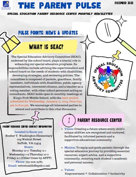 Special Education / Parent Resource Center - Special Education